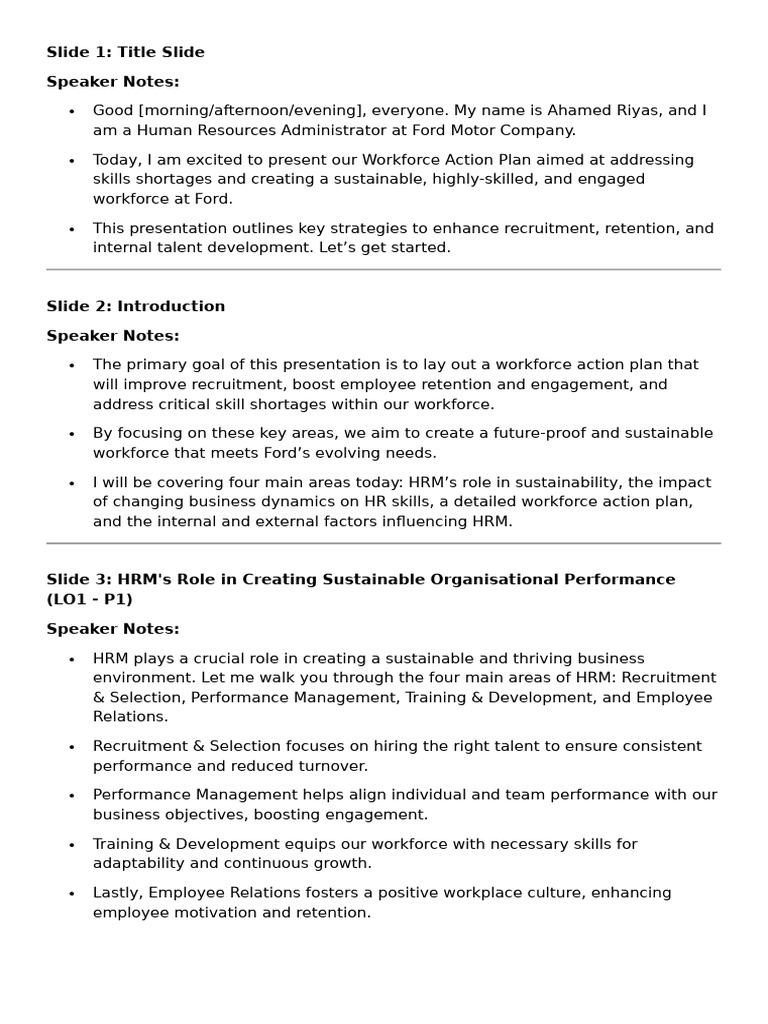 Unit 3 Reader Notes | PDF | Employee Retention | Human Resource Management