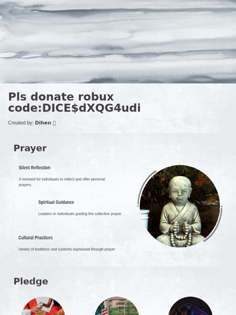 Pls Donate Robux code:DICE$dXQG4udi: Dihen | PDF
