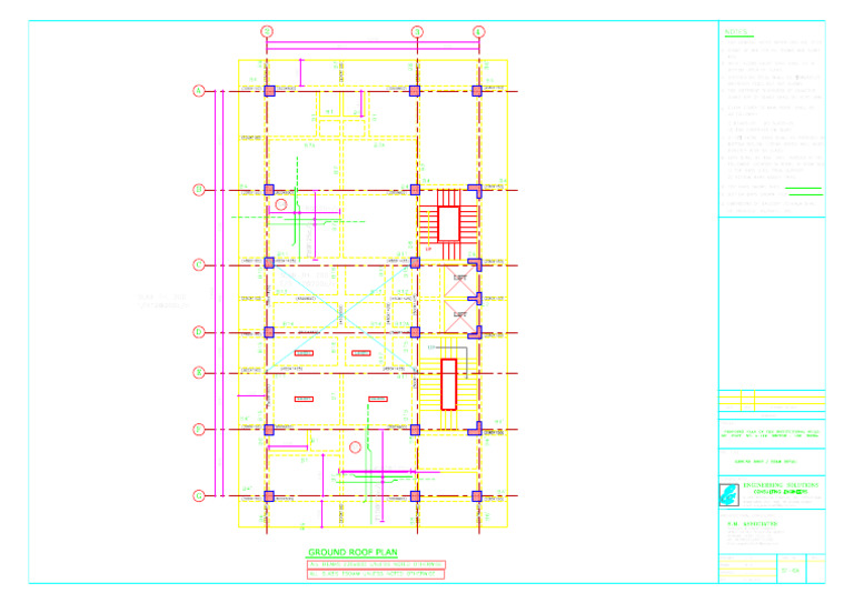 136 - Ground Roof Plan & Beam Detail (1) - Model | PDF