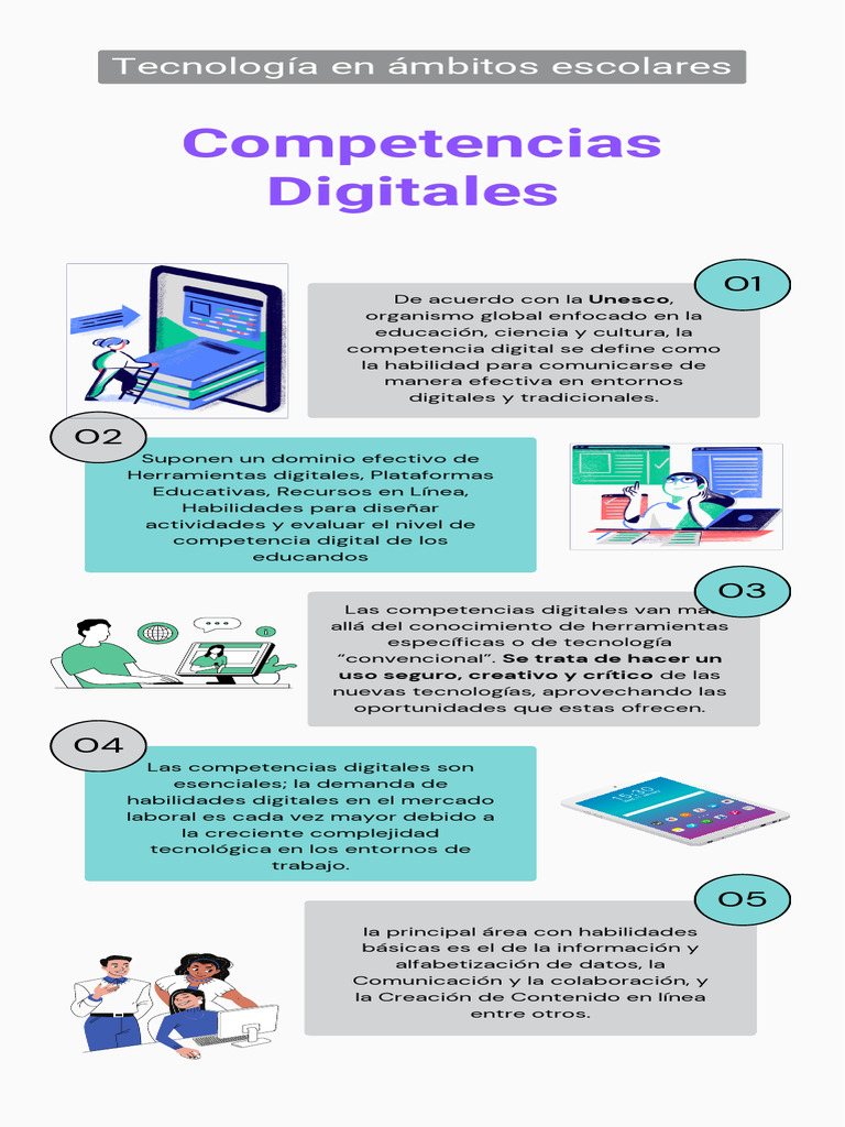 Infografía Competencias Digitales | PDF
