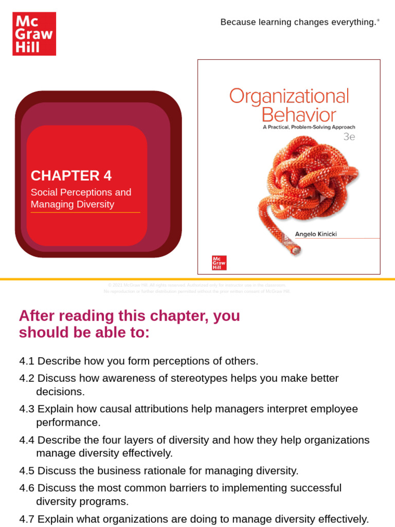 Week 2 - Chapter 4 | PDF | Stereotypes | Perception