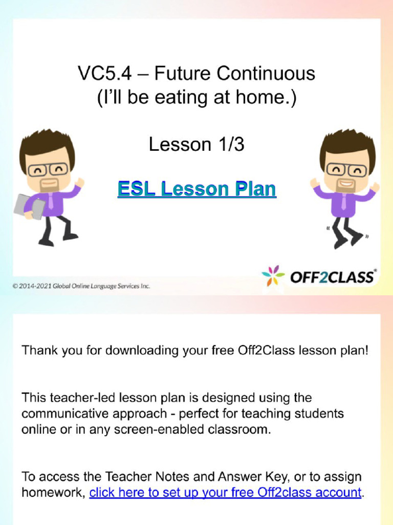 ESL Lesson Plan Download Guide | PDF