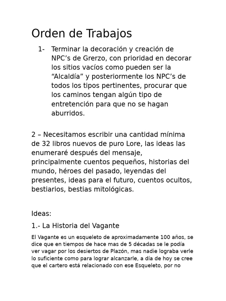 Plan de Desarrollo para Grerzo y Plazón | PDF