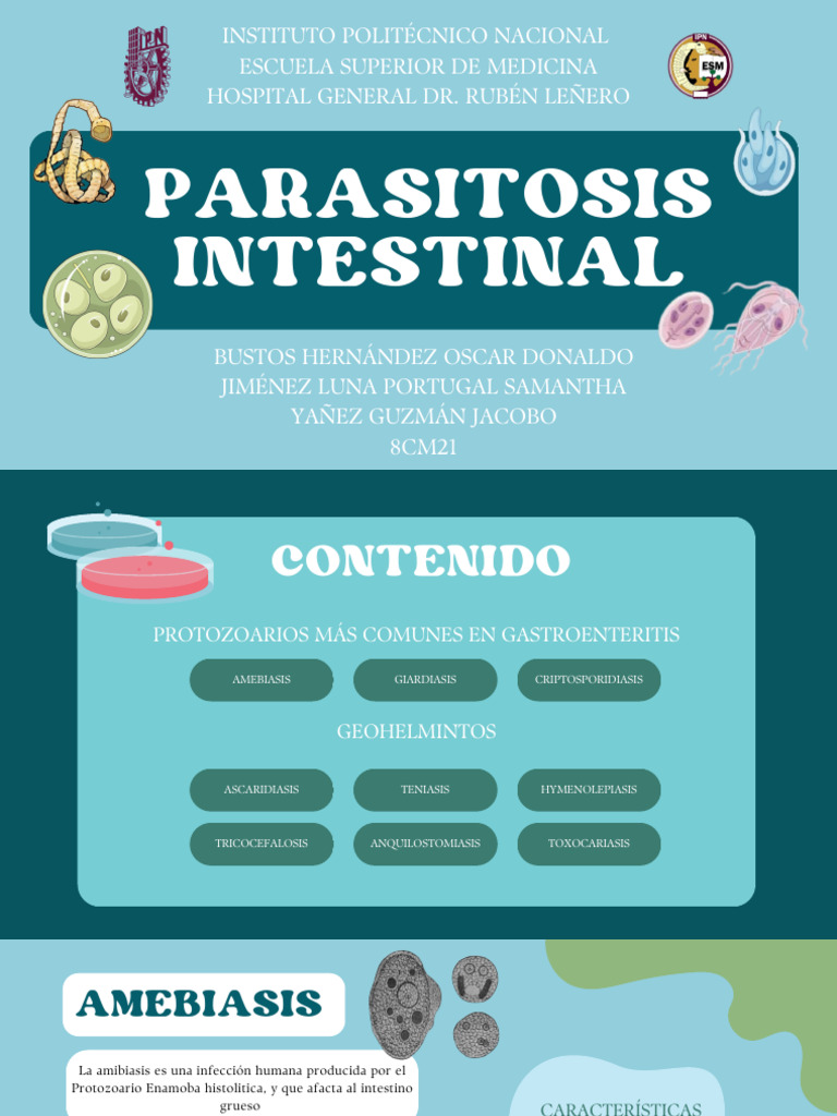 Parasitosis ESM | PDF | Especialidades Medicas | Enfermedades y trastornos