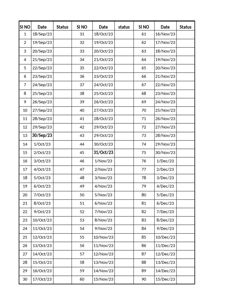 Namaz Time Table September-December 2023 | PDF