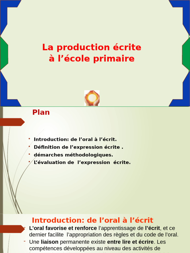 La Production Écrite | PDF | Linguistique
