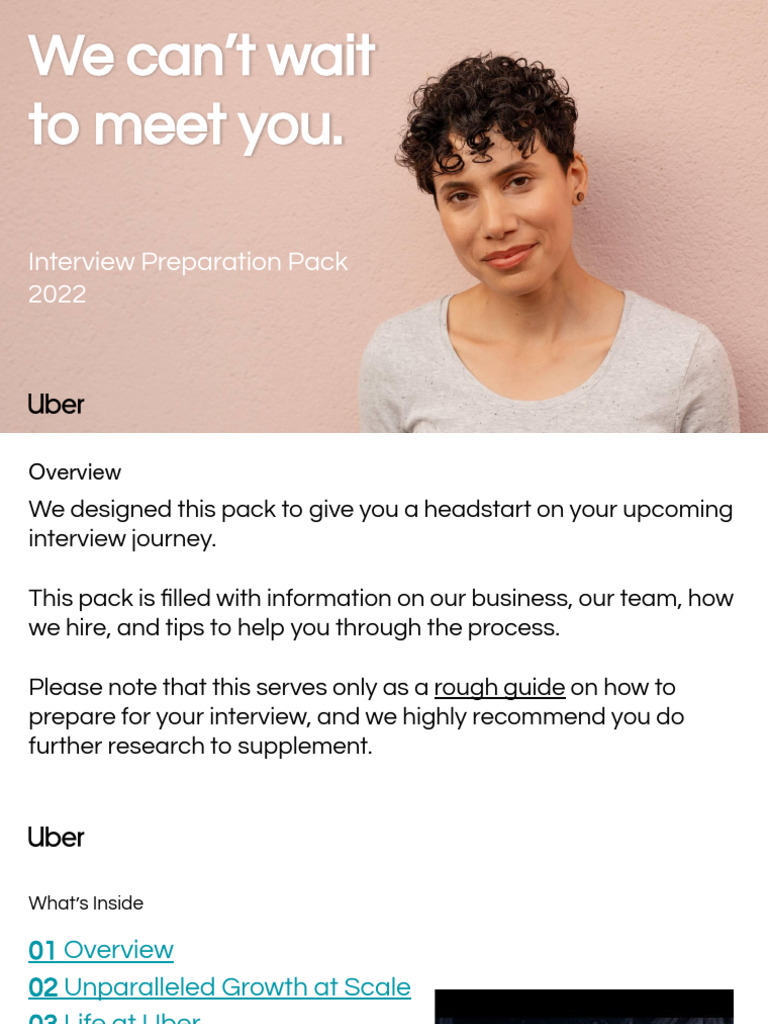 Uber Candidate Prep Pack 2022 (APAC) | PDF | Business
