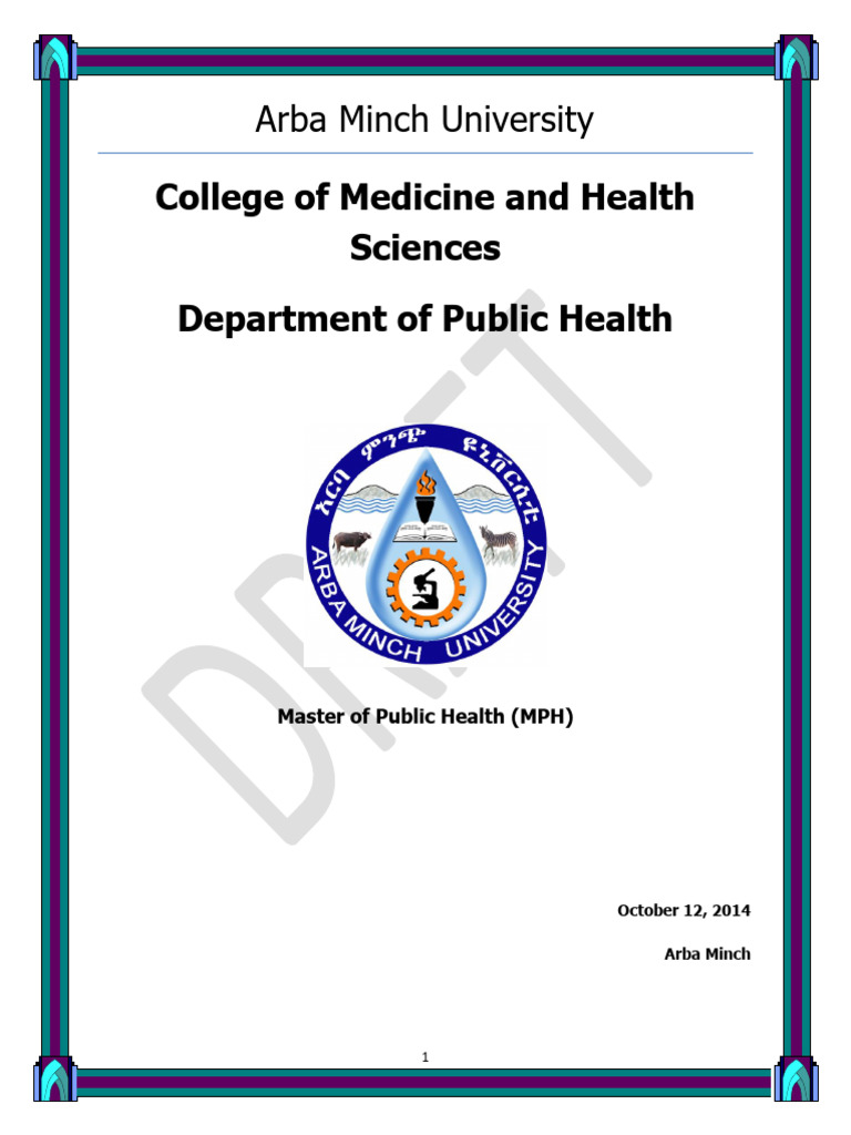 General MPH Curriculum Final | PDF | Public Health | Thesis