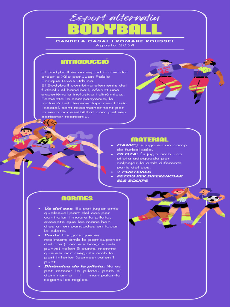 Infografía Deporte en Equipo Audaz Morado | PDF