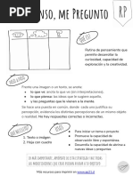 Veo - Pienso - Me Pregunto | PDF