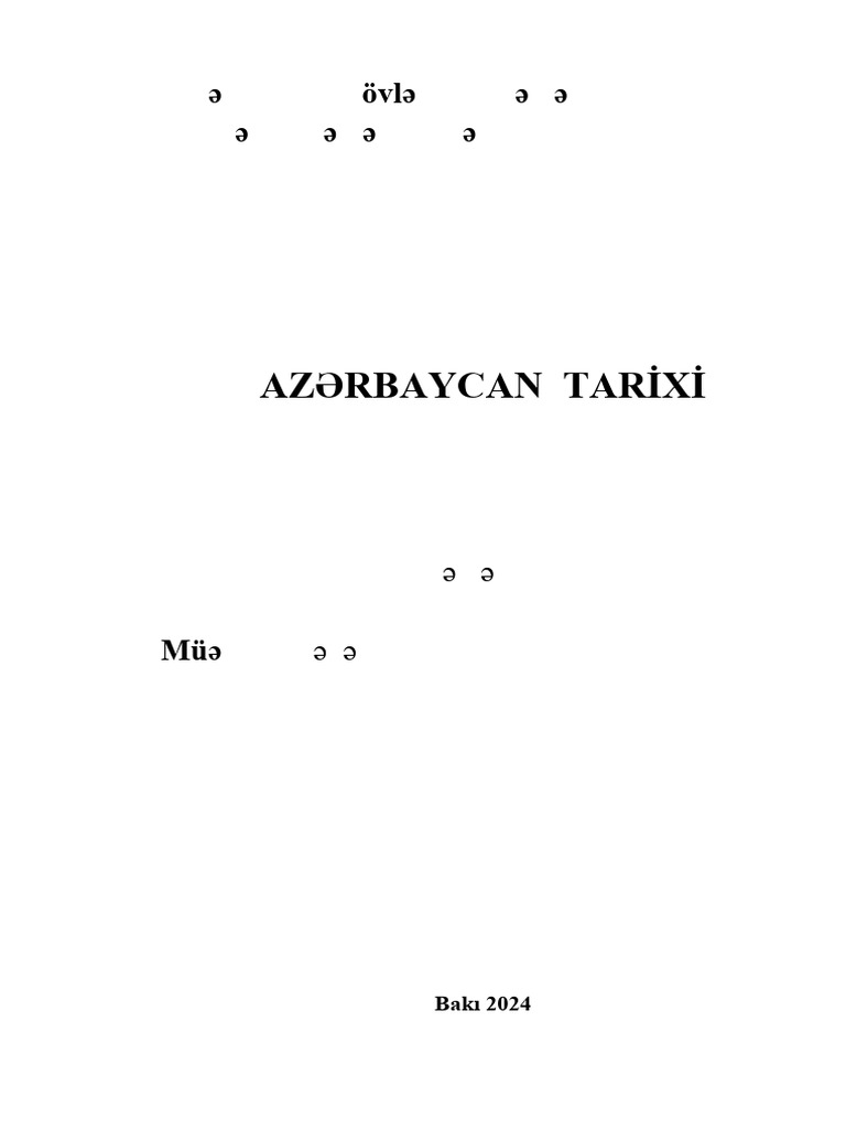 Tarix Muhazire-2 | PDF