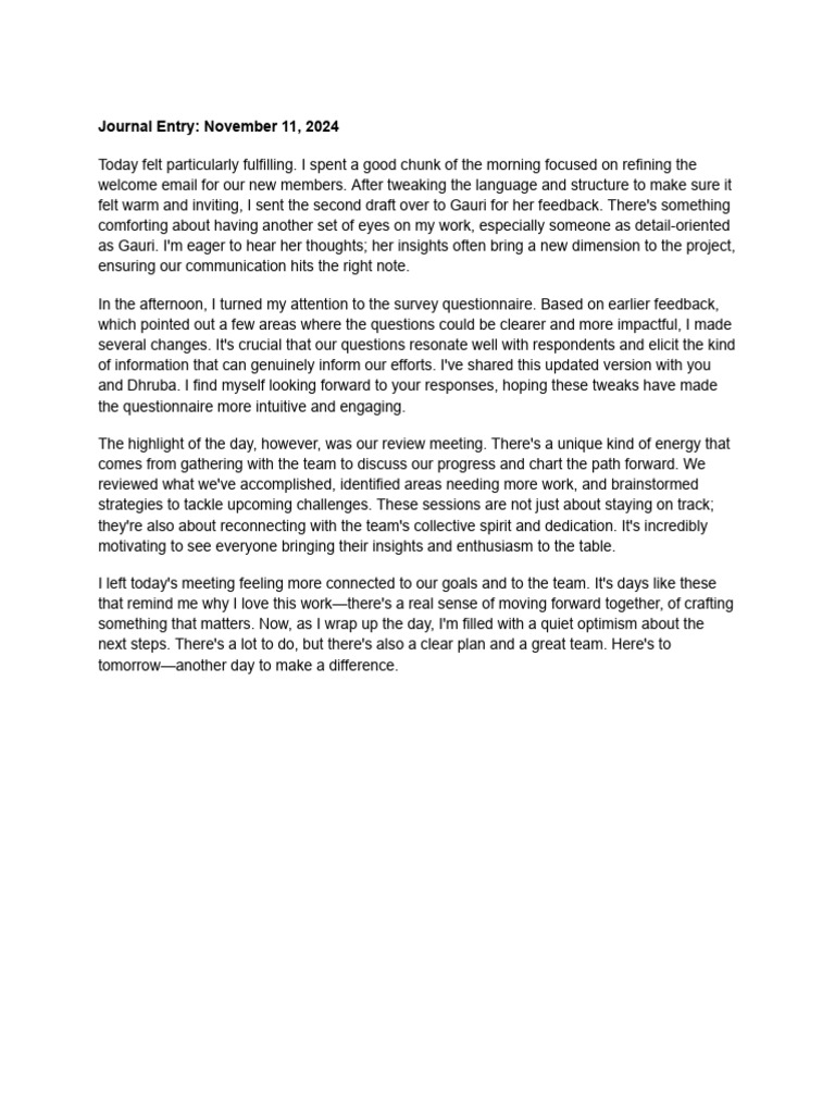 Reflecting on Team Progress and Goals | PDF | Career & Growth