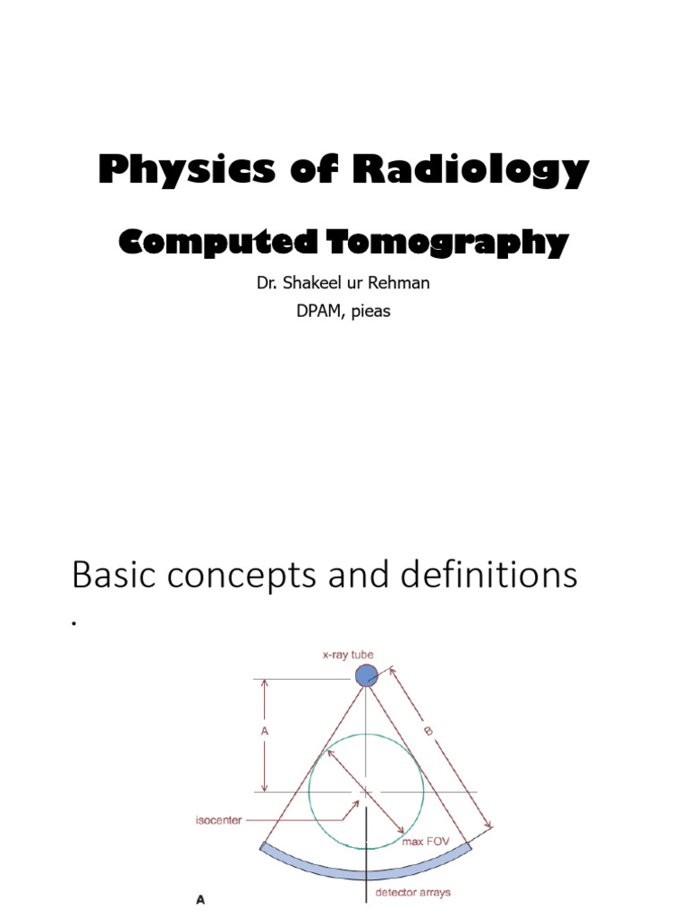 Understanding CT Scanner Physics | PDF | Ct Scan | X Ray