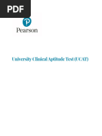 UCAT Cheat Sheet | PDF