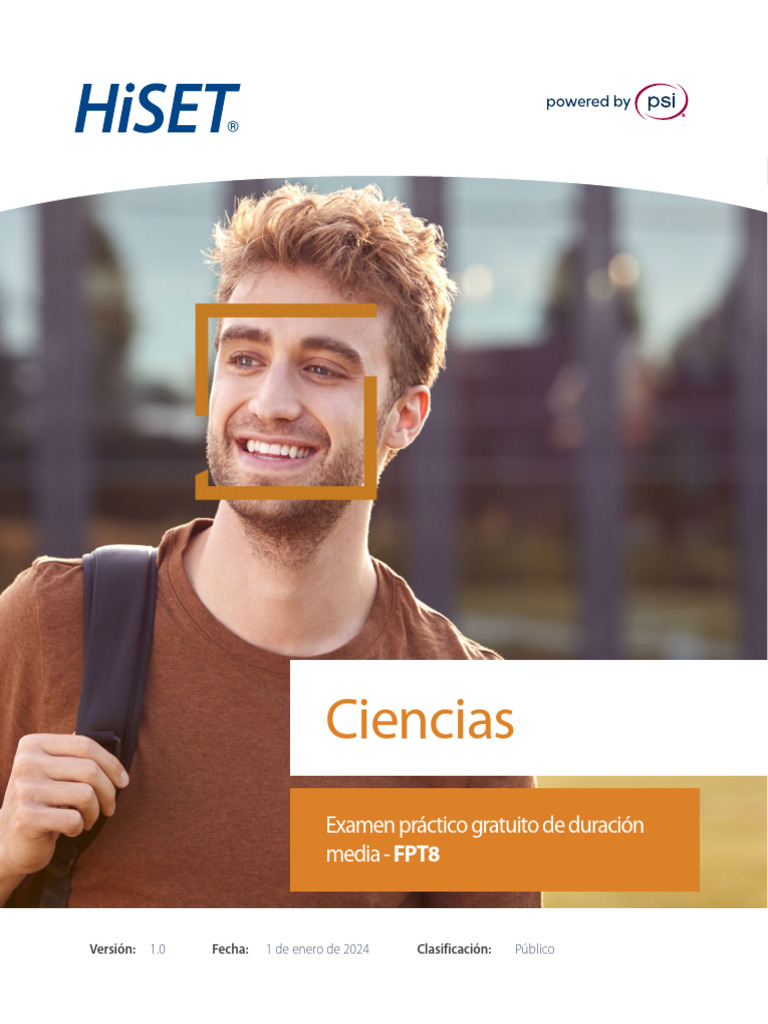 HiSET FPT8 Science Spanish | PDF | Orbita | Castor