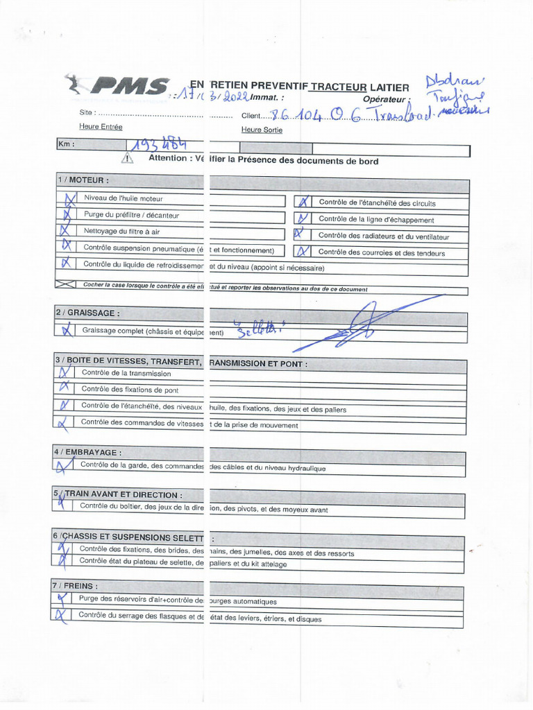 Fiche de Contrôle 86104-E-6 - 2602-010 | PDF