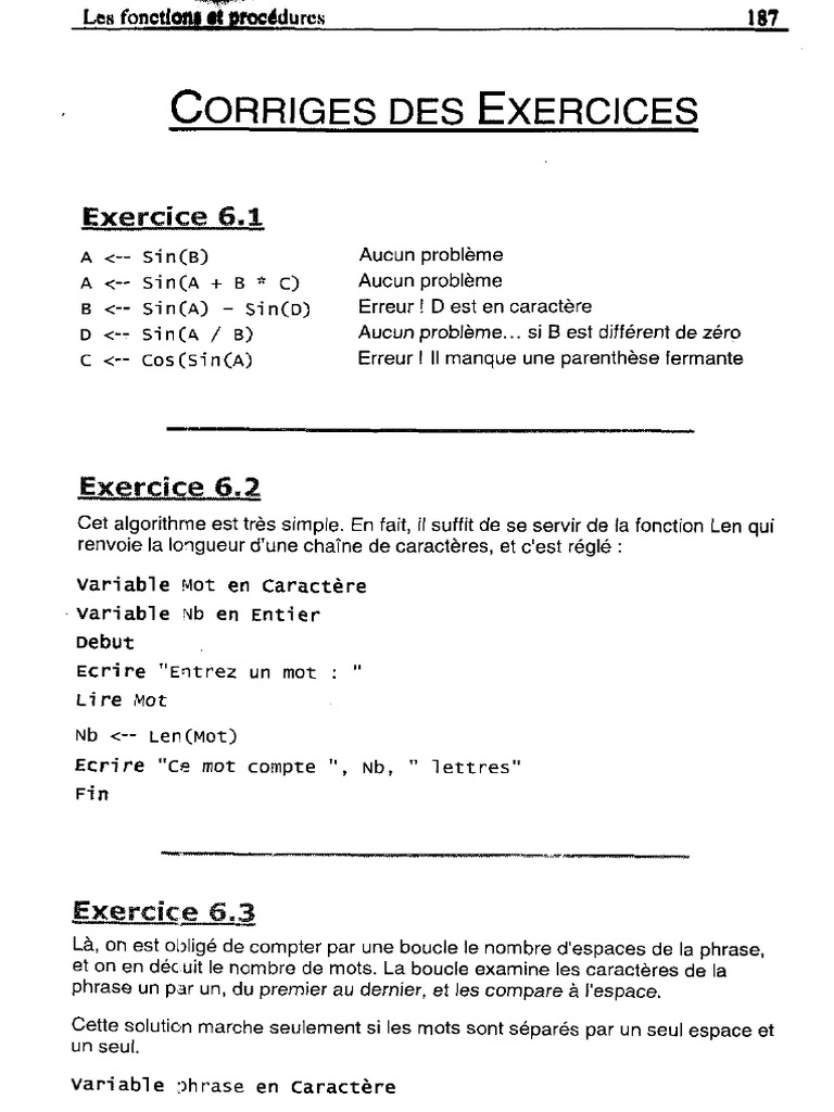 Chap6 Exercice1 | PDF