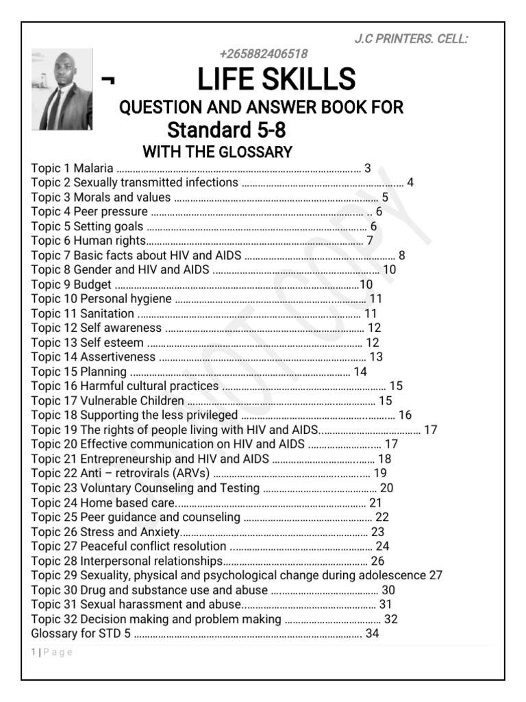 Life Skills Q&A for Grades 5-8 | PDF