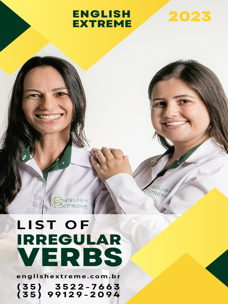 Comprehensive List of Irregular Verbs | PDF