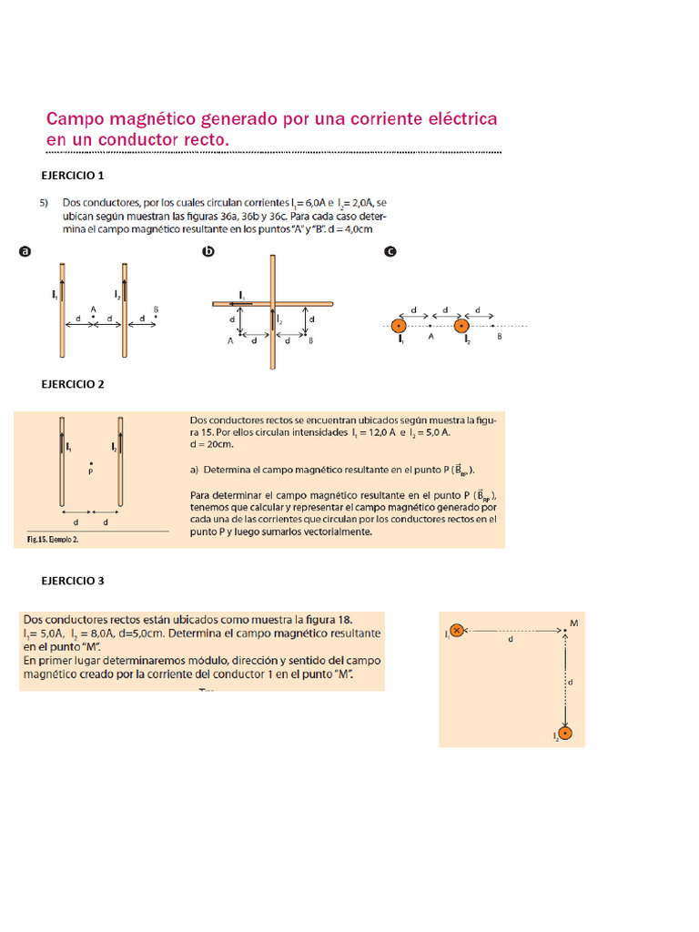 REPARTIDO Campo Magn de Un Conductor | PDF