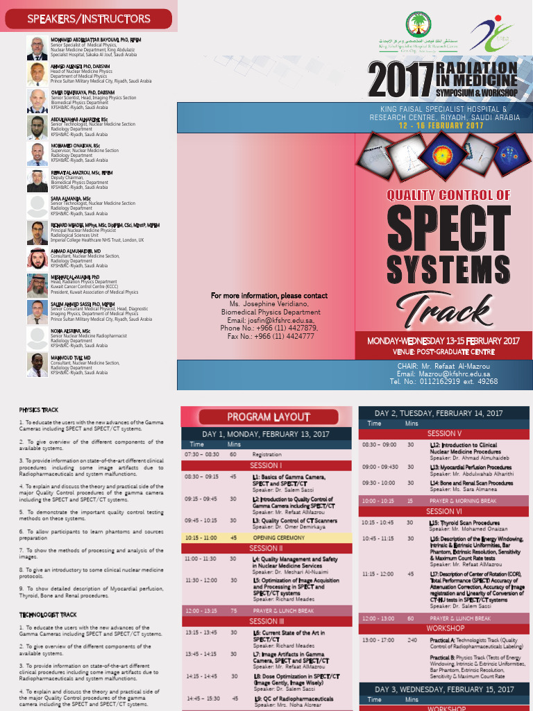 Radiation Medicine Symposium 2017 | PDF | Ct Scan | Medical Physics