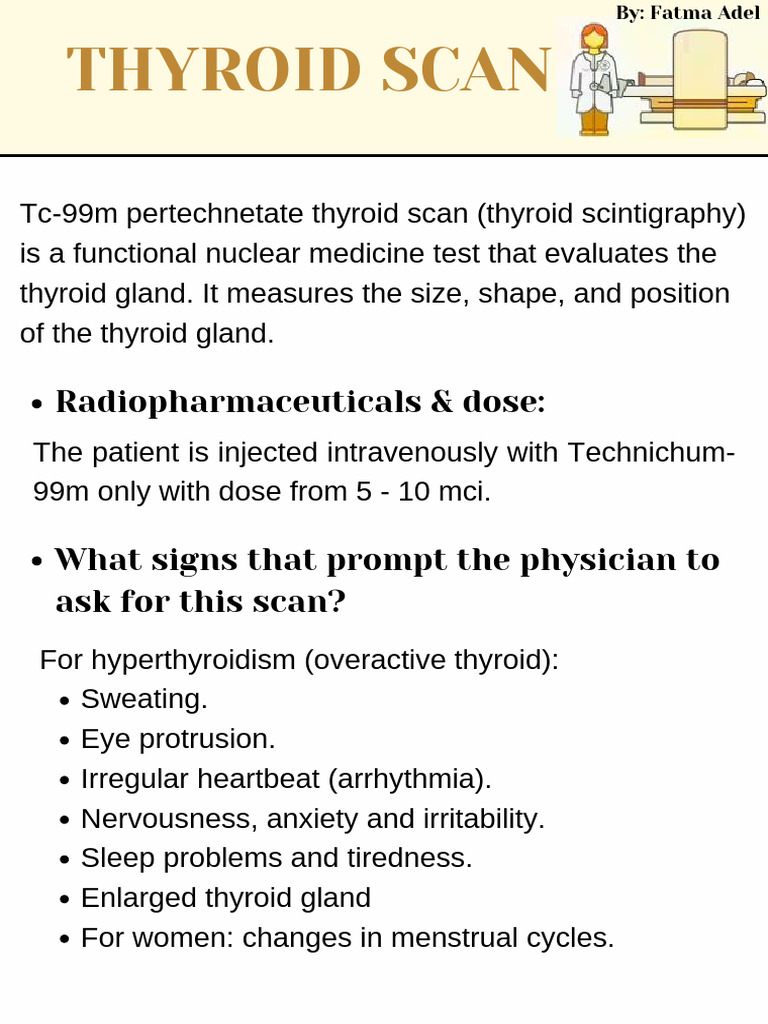 Thyroid scan -1 | PDF | Hyperthyroidism | Thyroid