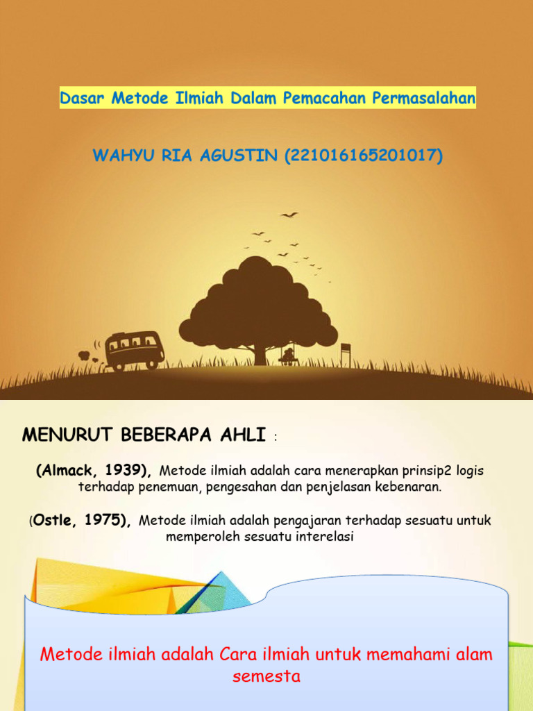 Wahyu Ria Metode Ilmiah | PDF