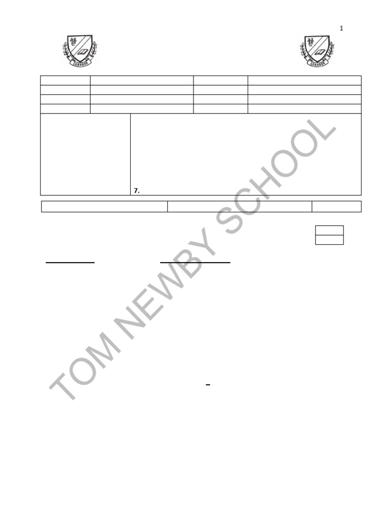 Grade 5 Term 4 Math Exam November 2022 | PDF | Area | Volume