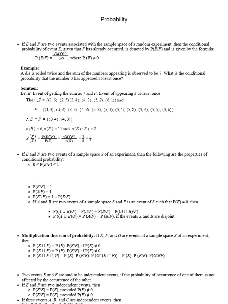 PDF Document-5 | PDF | Probability Distribution | Random Variable