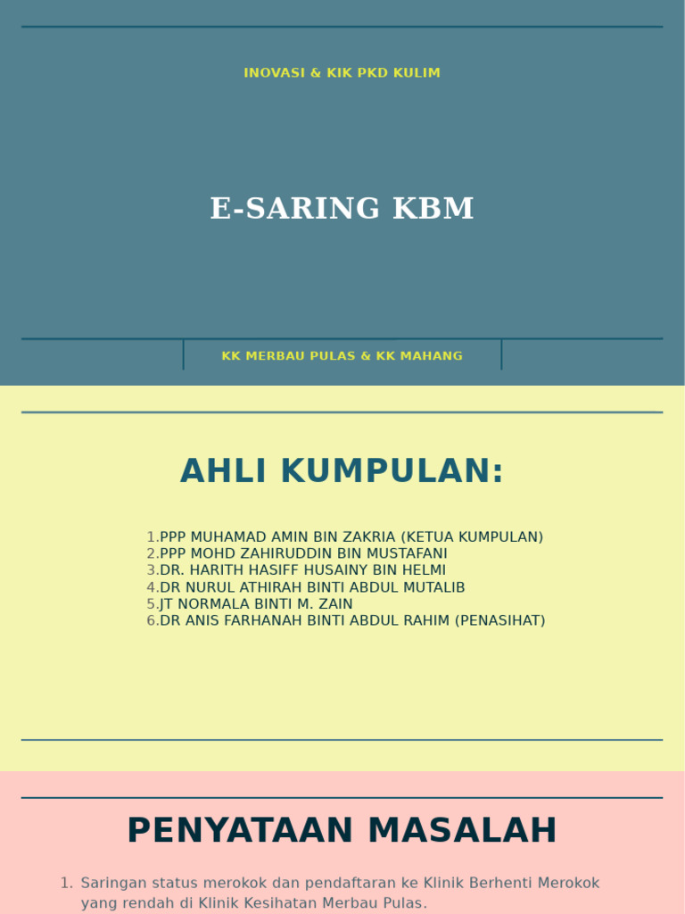 Inovasi KBM Kulim 2024 | PDF
