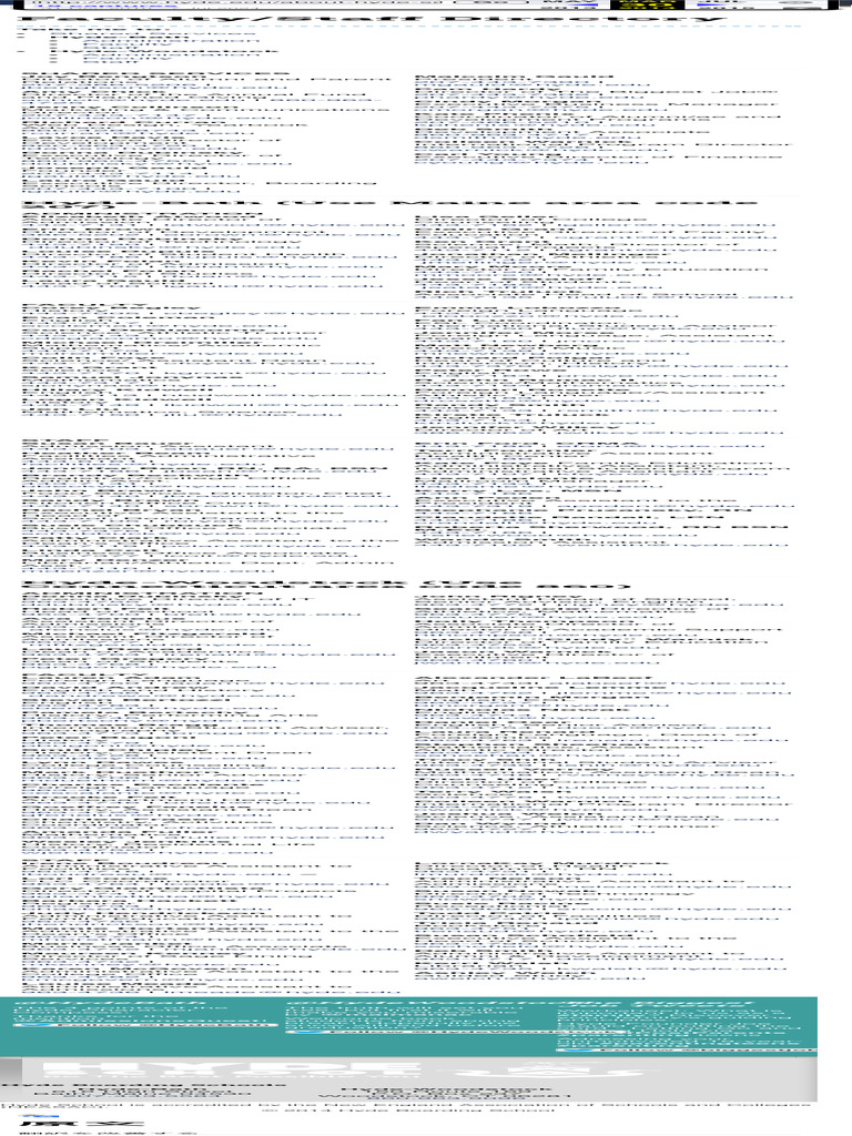 2013-2014 Hyde School Faculty and Staff Directory | PDF