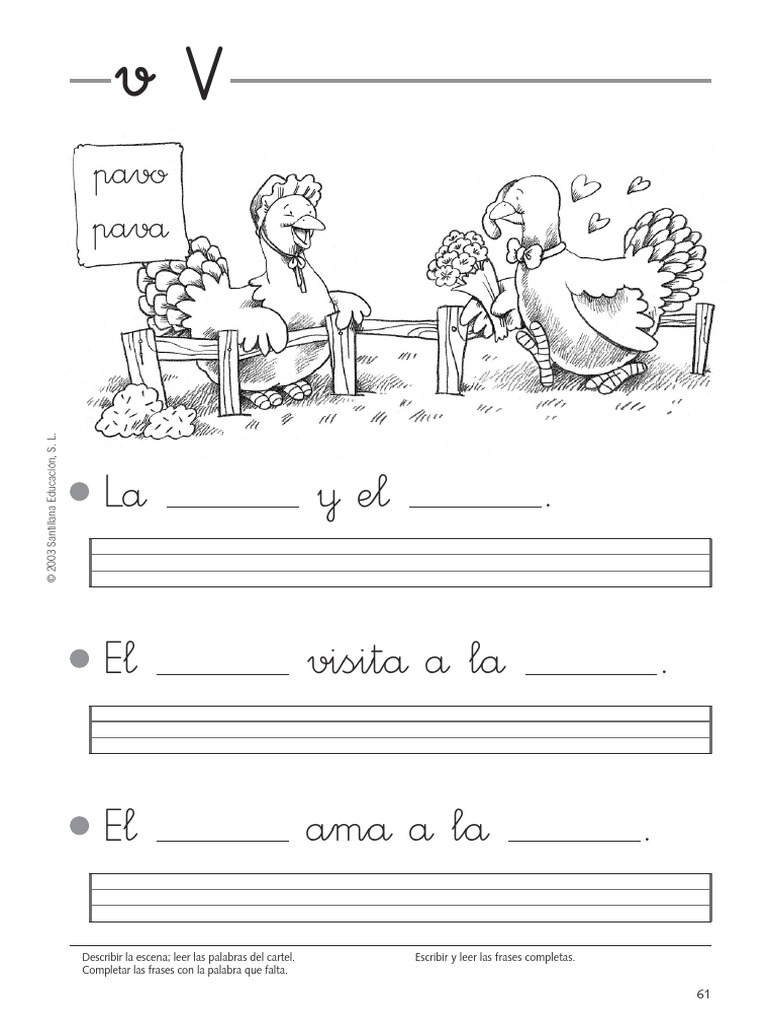 Fichas de Escritura-61-70 | PDF | Voz humana | Lingüística