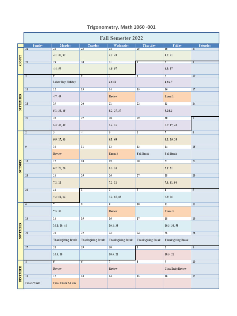 Calendar F 2024 1060 | PDF | Thanksgiving | Academic Term