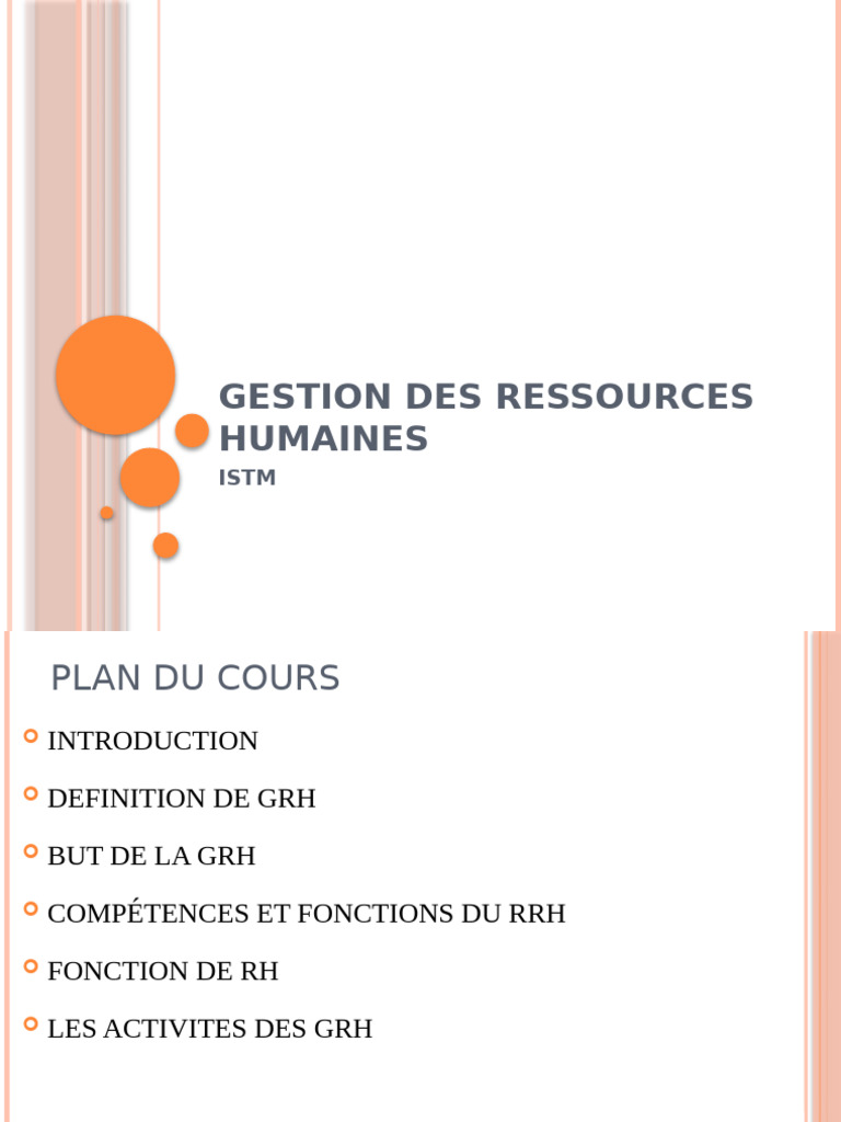 Gestion des Ressources Humaines Essentials | PDF | Gestion des ...