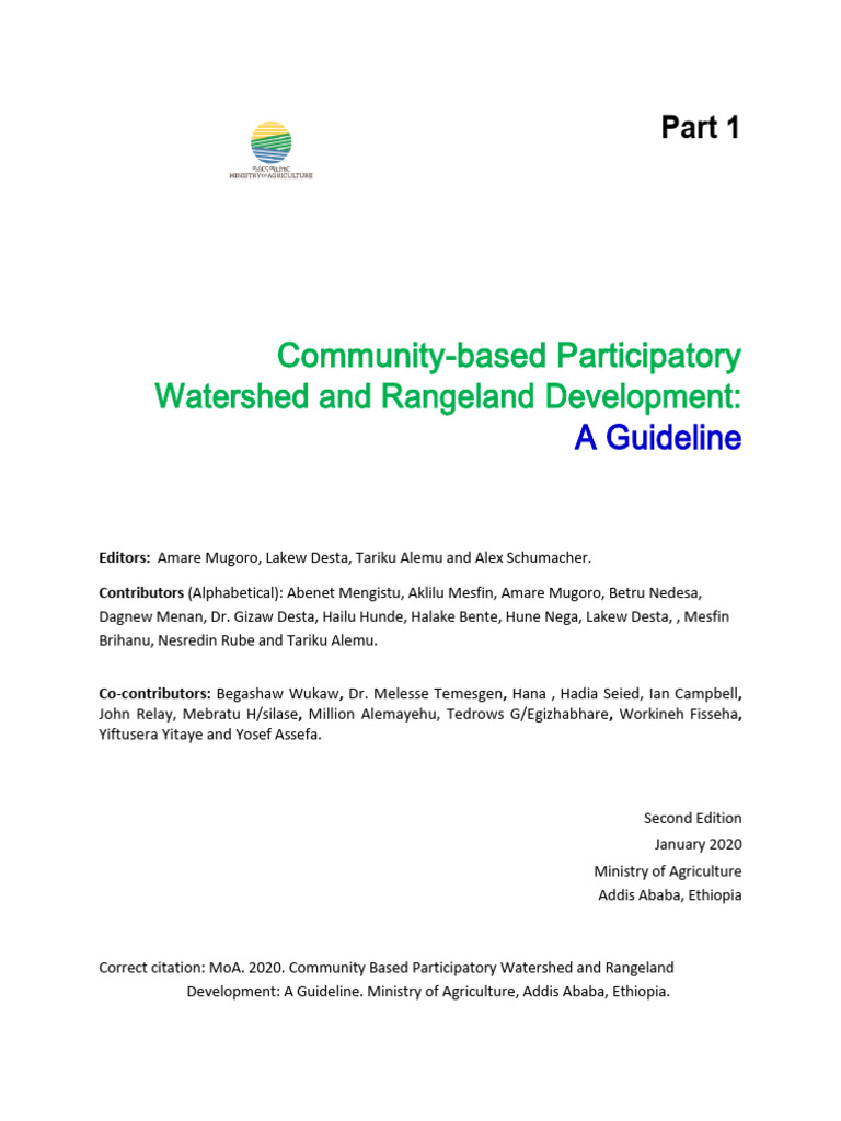 Ethiopia's Watershed Guide Update | PDF | Environment | Natural Environment