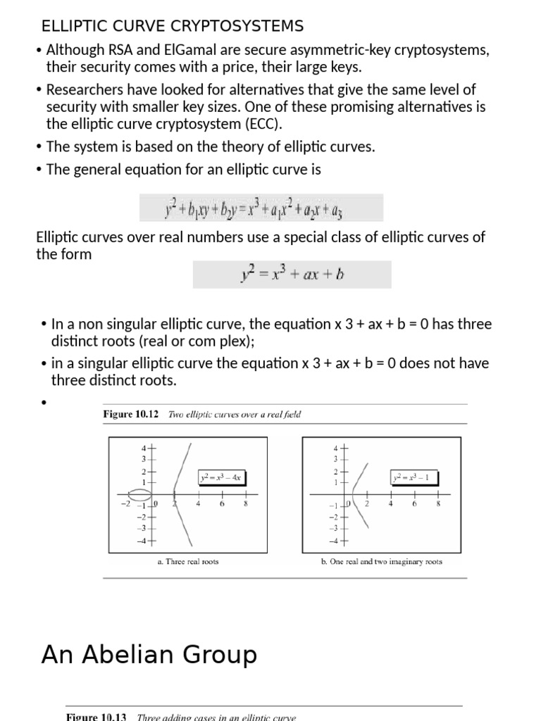 Elliptic Curve Cryptosystems | PDF | Computers
