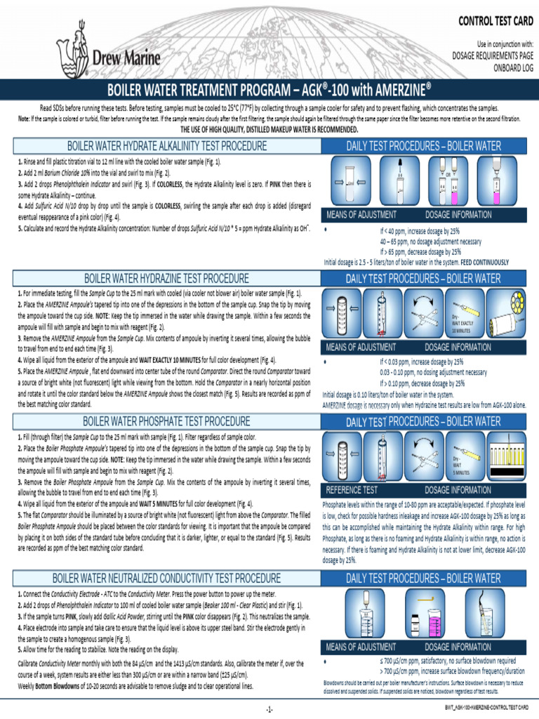BW Agk-100 With Amerzine CTC | PDF | Water | Chemical Substances