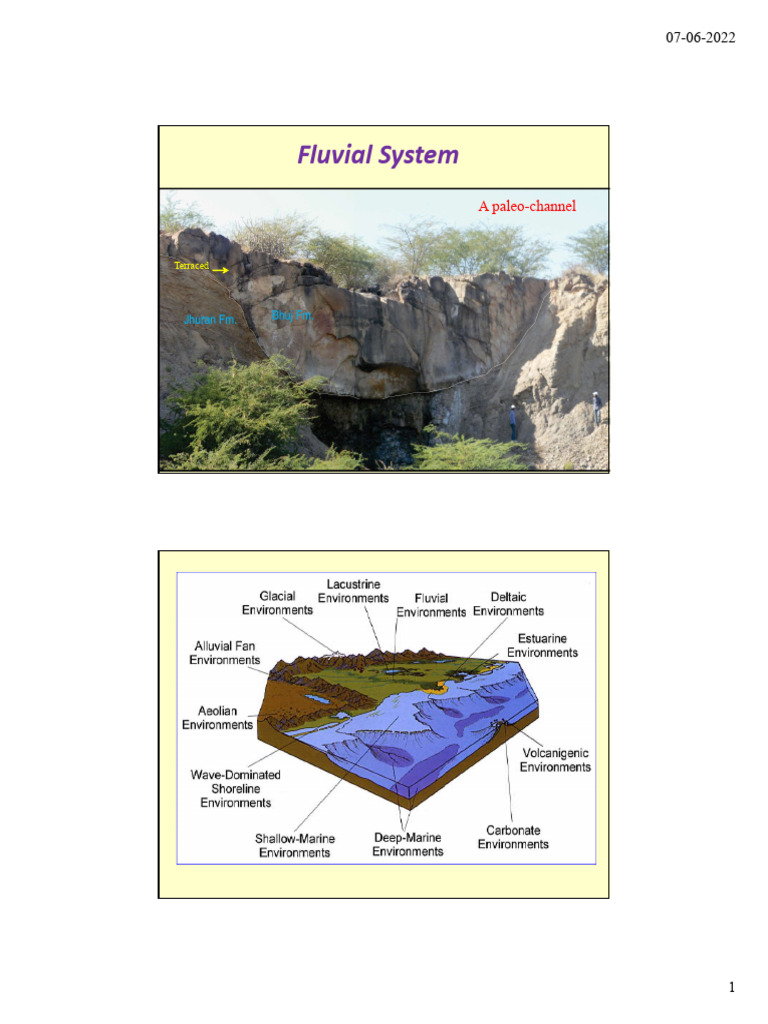 PPT Fluvial enviroment | PDF | River | Floodplain