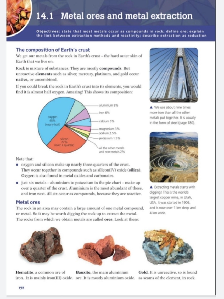 Metal Extraction Form 3 Notes | PDF