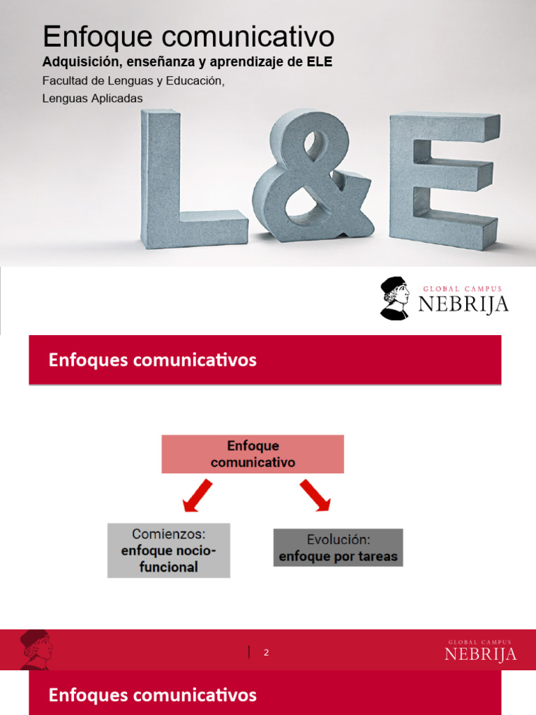 Enfoque Comunicativo - Principios | PDF