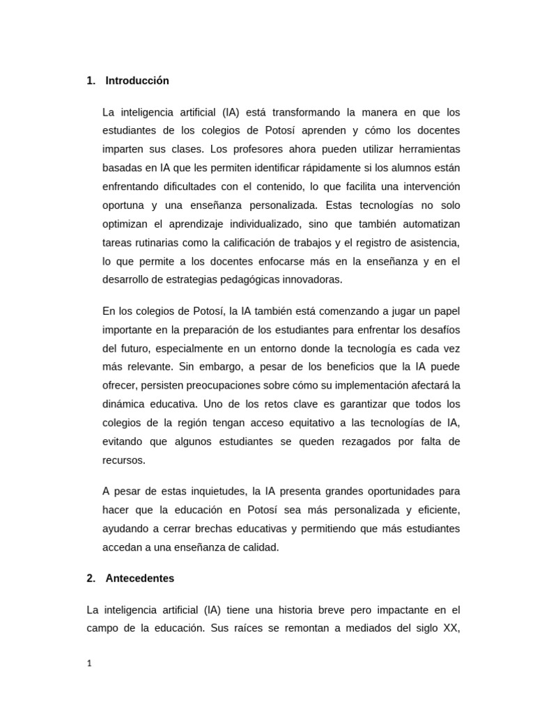 Monografia Final de La Iaa | PDF | Inteligencia artificial ...