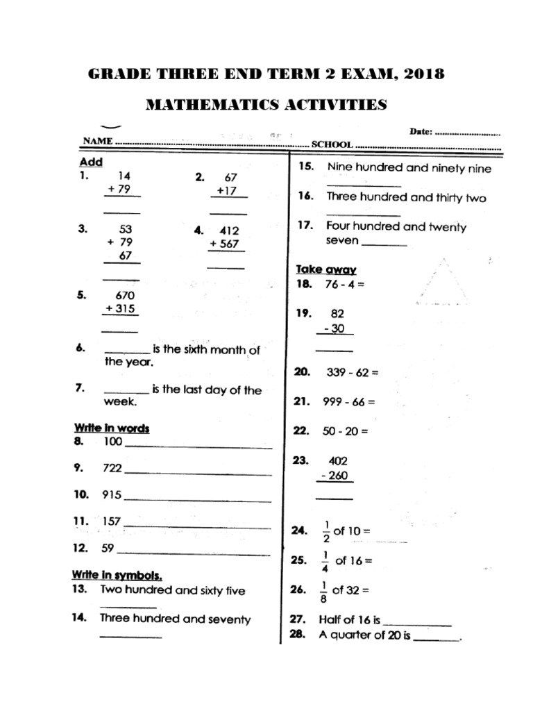 Mathematics EXAM | PDF