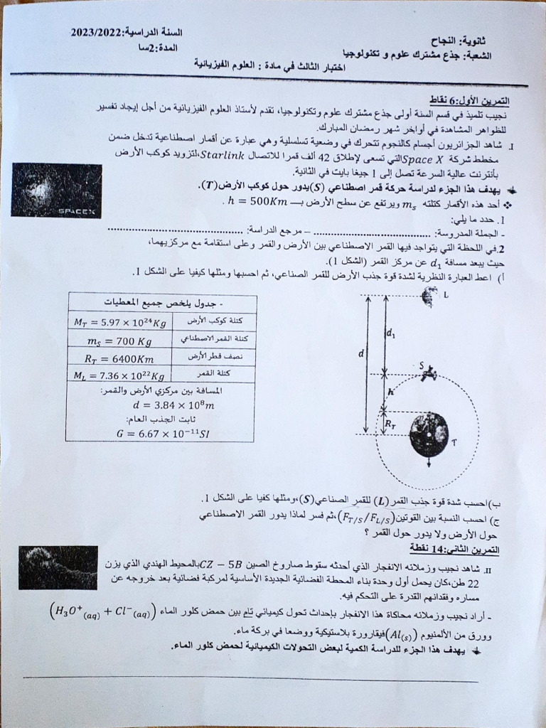 Sujet Physique | PDF