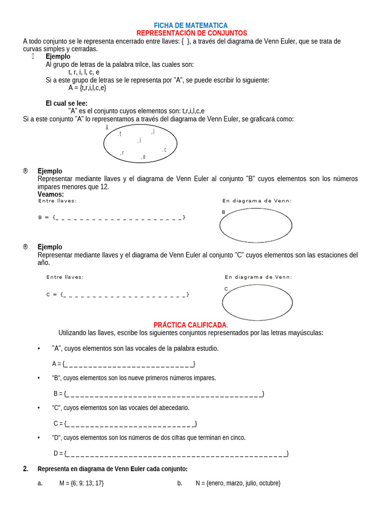 Ficha 1-Lun-Mat | PDF | Matemáticas