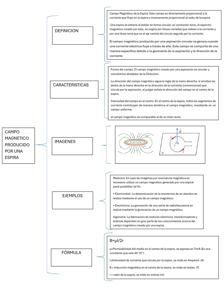 Campo Magnético de una Espira: Definición y Fórmula | PDF | Campo ...