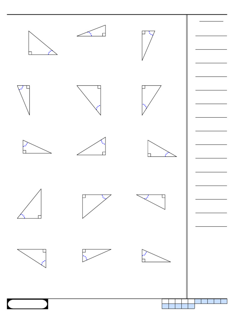 Trigonometry Intro To Sine, Cos, Tan | PDF | Rotation | Trigonometric ...