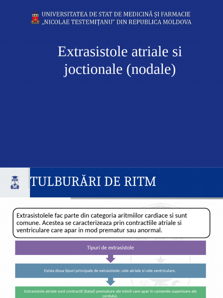 Extrasistole Atriale Si Joctionale (Nodale) | PDF