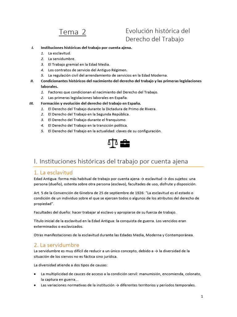 Tema 2 Derecho Del Trabajo - Gulag-Free - 241028 - 202052 | PDF | Derecho laboral | Servidumbre