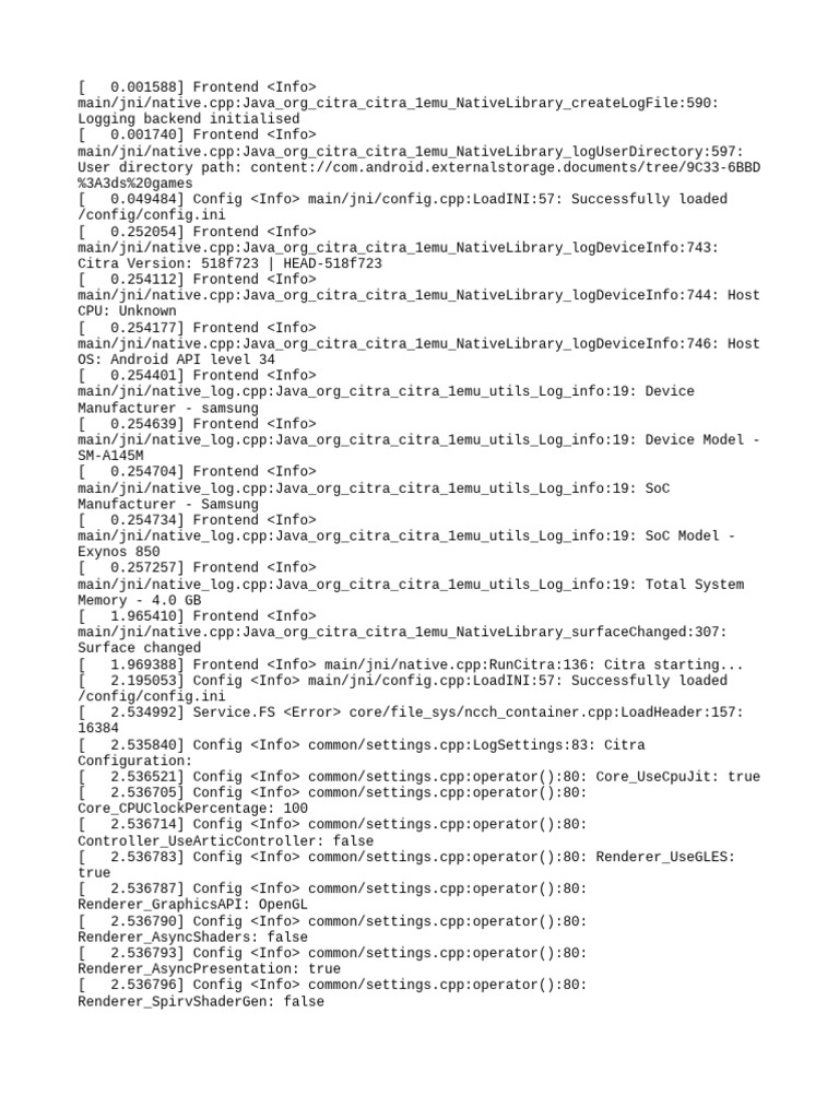 citra_log.txt.old | PDF | Computing