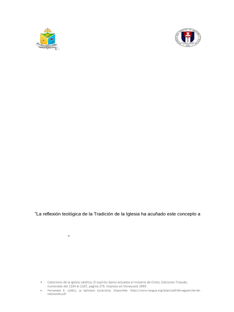 Epíclesis y el Espíritu Santo en la Liturgia | PDF | Religión y ...